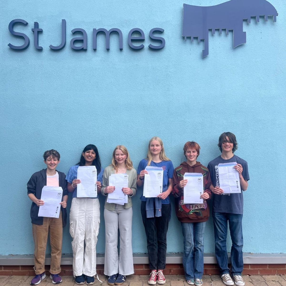 St James - St James School celebrate GCSE results